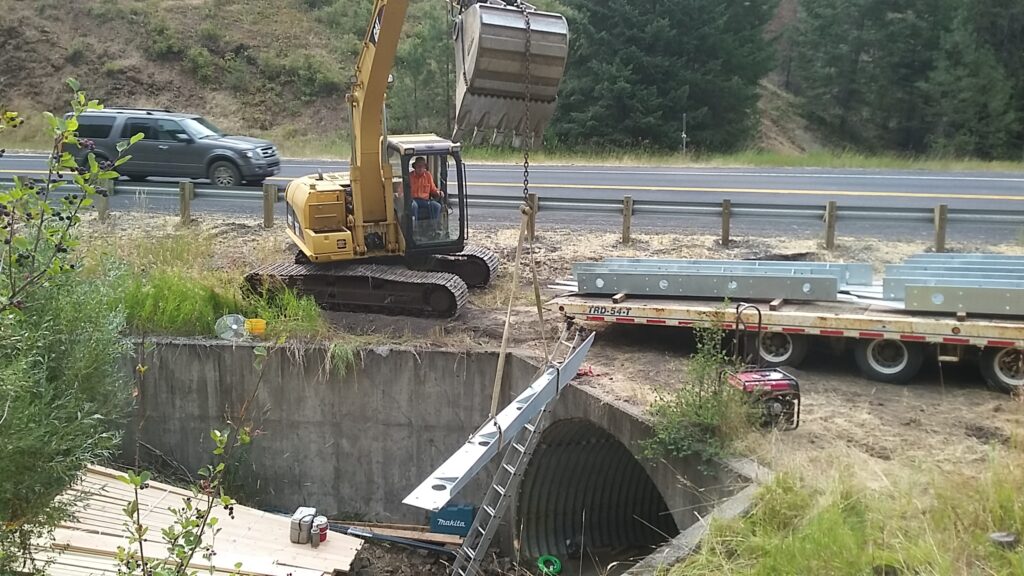 Big Meadow Creek Fish Baffles - Hatter Creek Earthworks